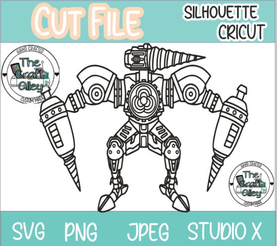 Titan Drill Man SVG File, Skibidi Toilet Cut File, PNG JPEG for Cricut ...