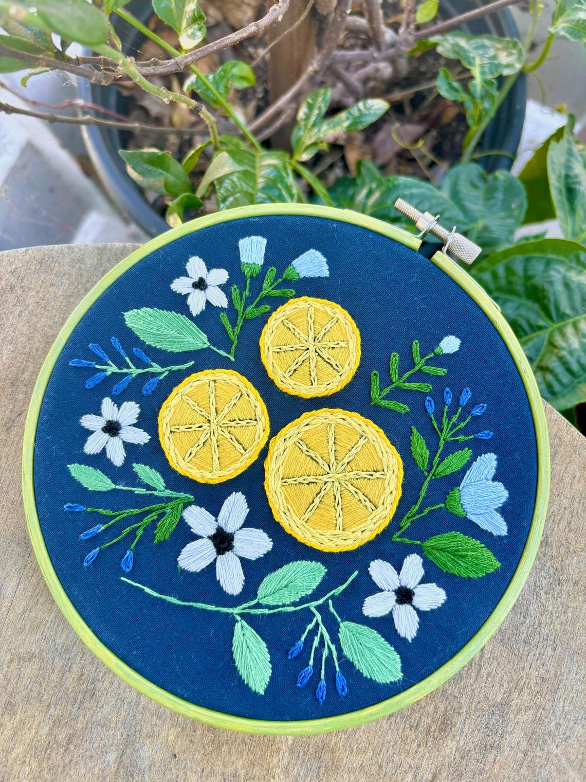 Sorrento Lemons Citrus Hand Embroidery Pattern, Beginning Pattern With ...