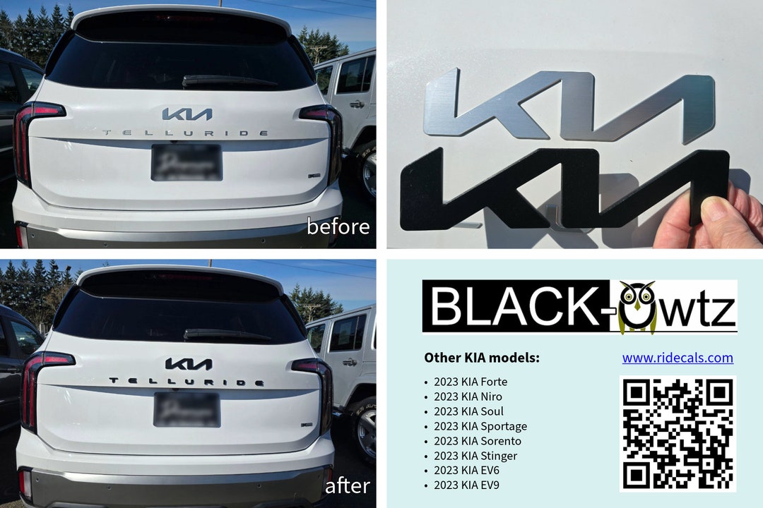 2023, 2024 KIA TELLURIDE Blackout Overlay for the Xline Trim Level - Etsy