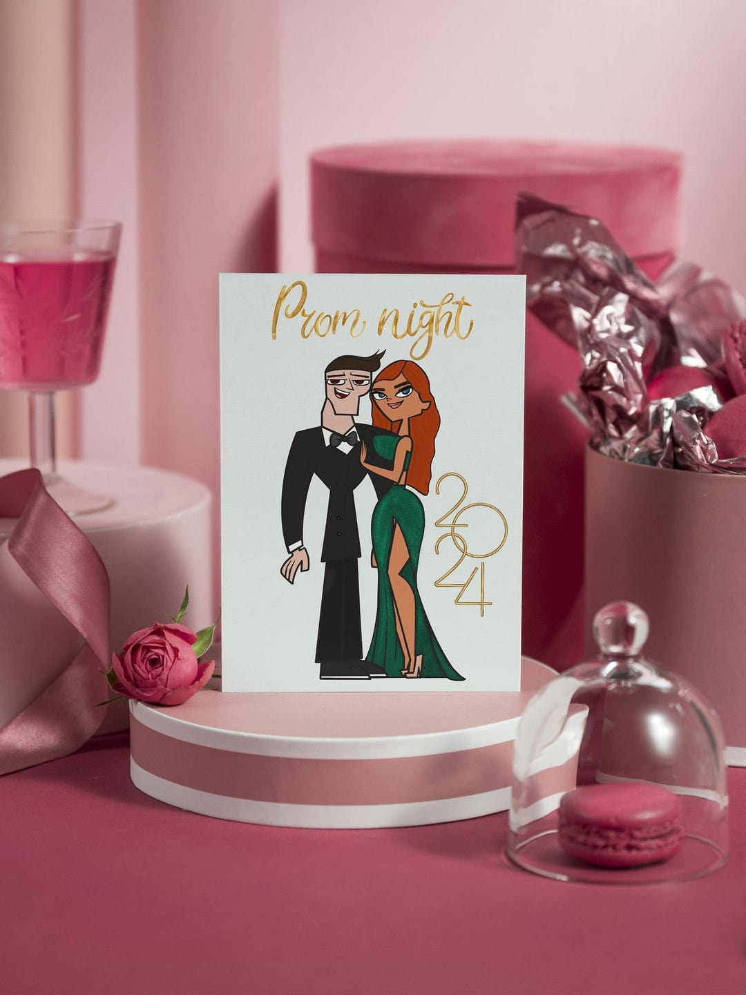 Prom Gifts for Her/him Custom Drawing of You as a Total Drama Island ...