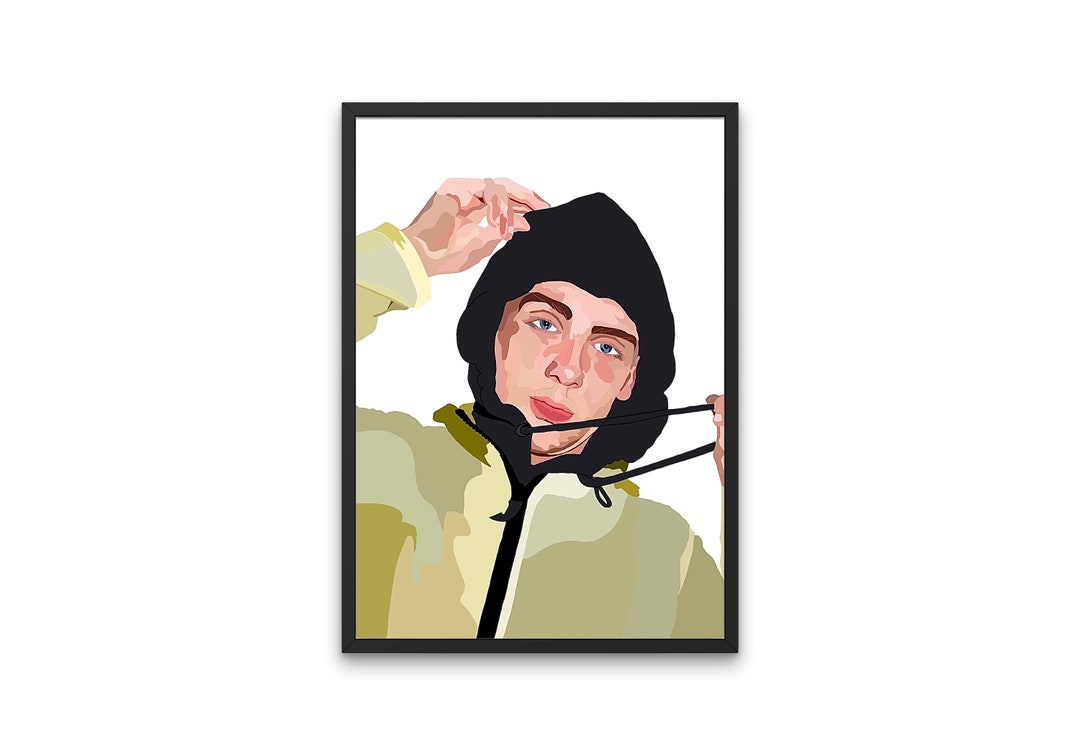 AITCH, Digital Portrait, Couple Portrait, Bestfriend Portrait ...