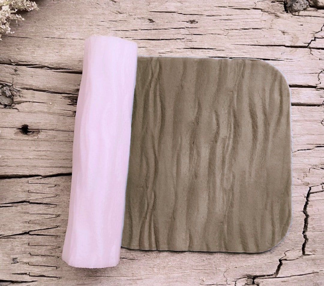 Wood Bark Texture Roller for Polymer Clay - Seamless Pattern Tool, DIY ...