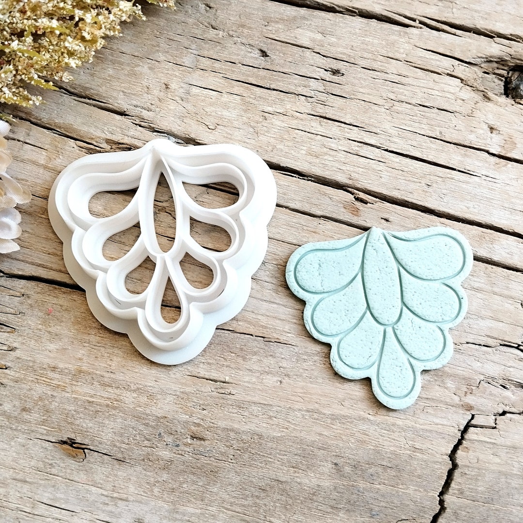 Peacock Feather Cutter Polymer Clay Tool, Jewlery Diy Earring Making ...