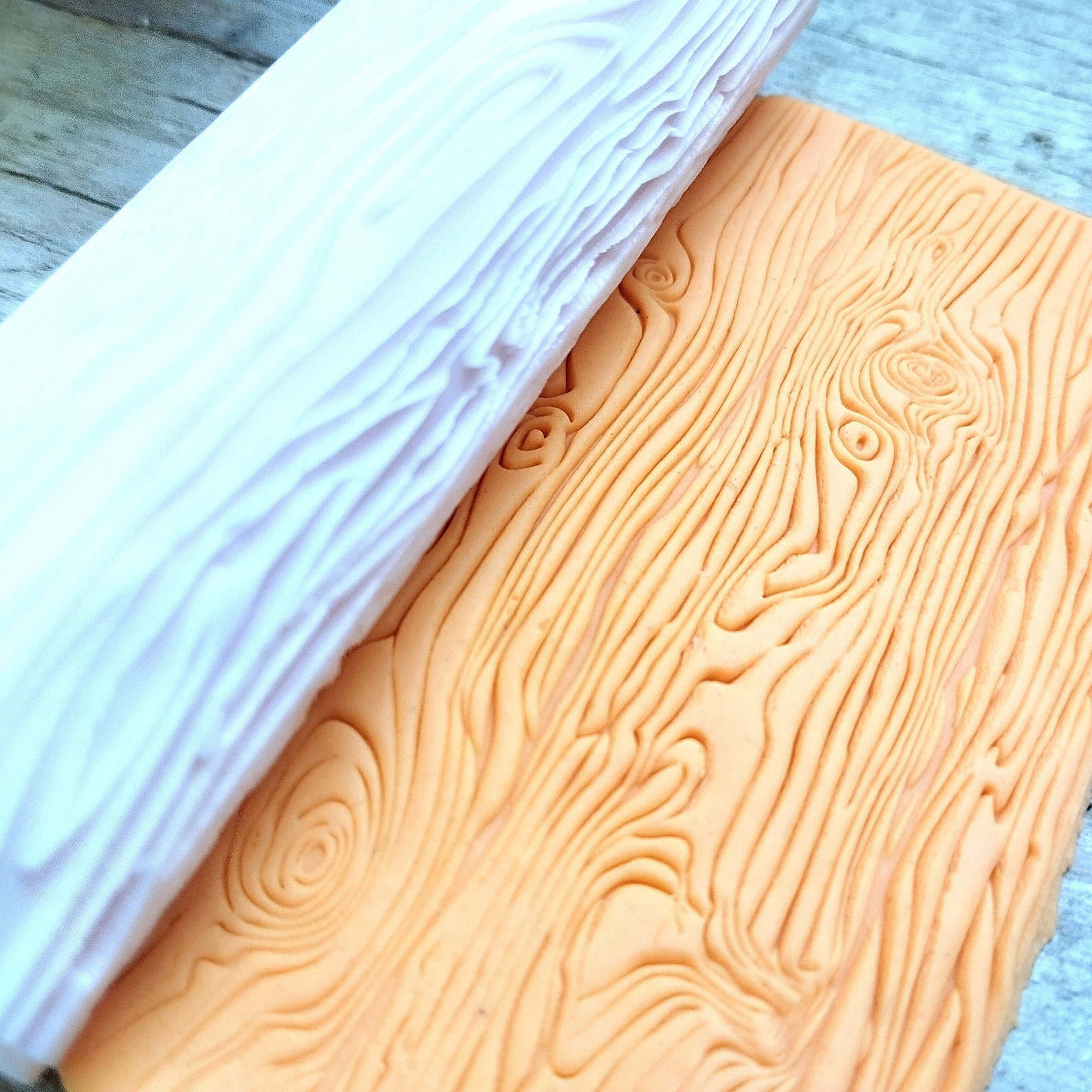 Wood Planks Texture Roller, Polymer Clay Tools, Seamless Pattern ...