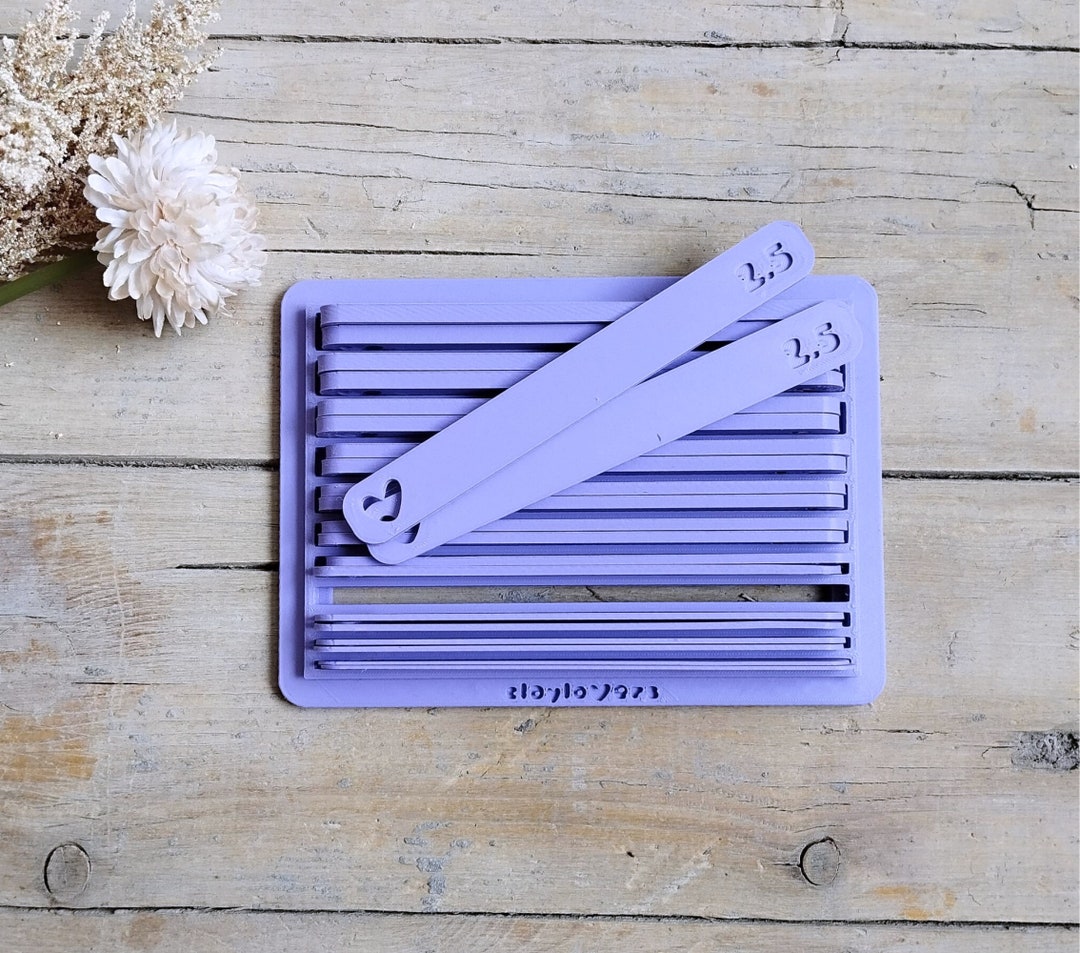 Precision Depth Guides for Polymer Clay and Fondant, Set of 2, Clay ...