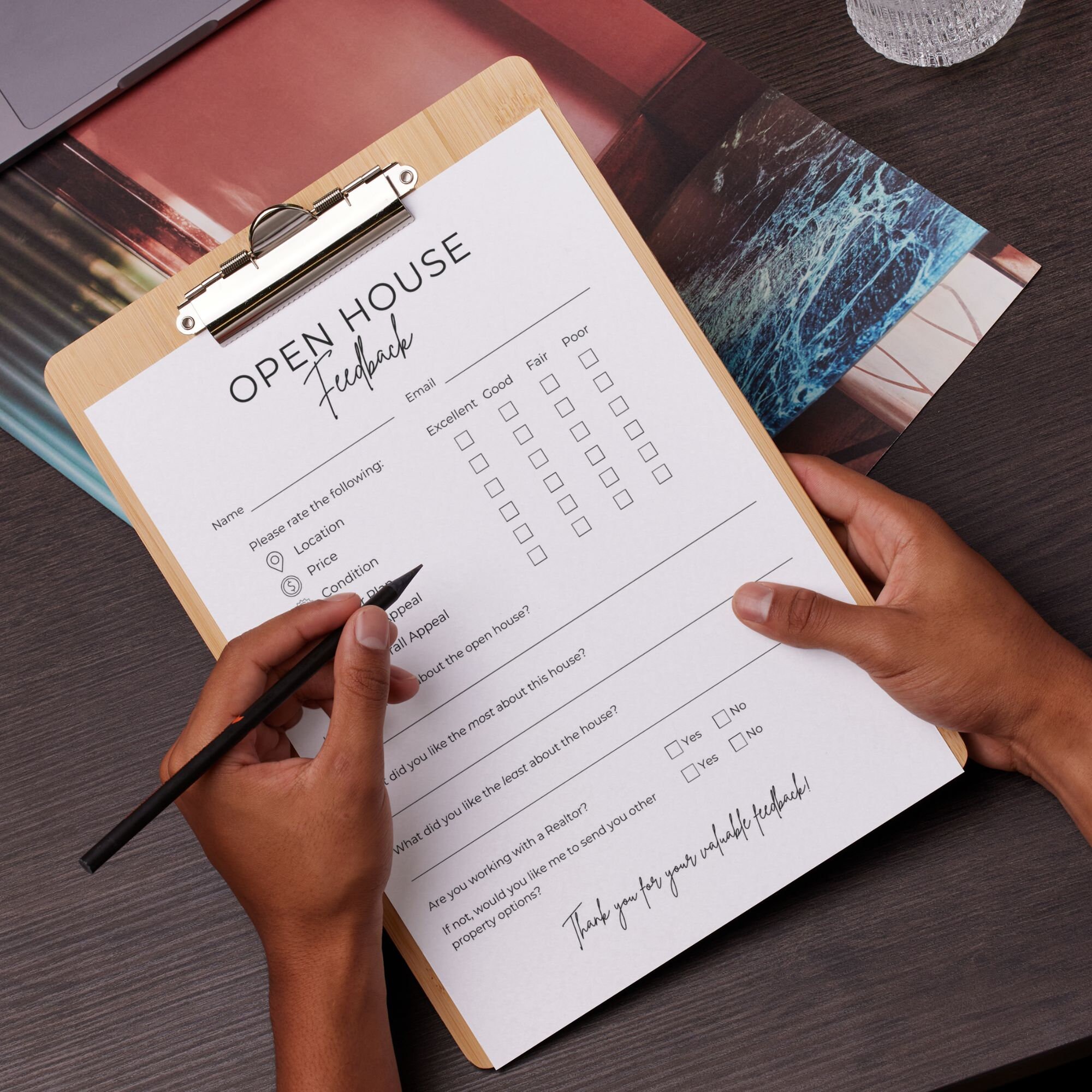 Open House Feedback Form, INSTANT DOWNLOAD, Feedback Form for Open ...