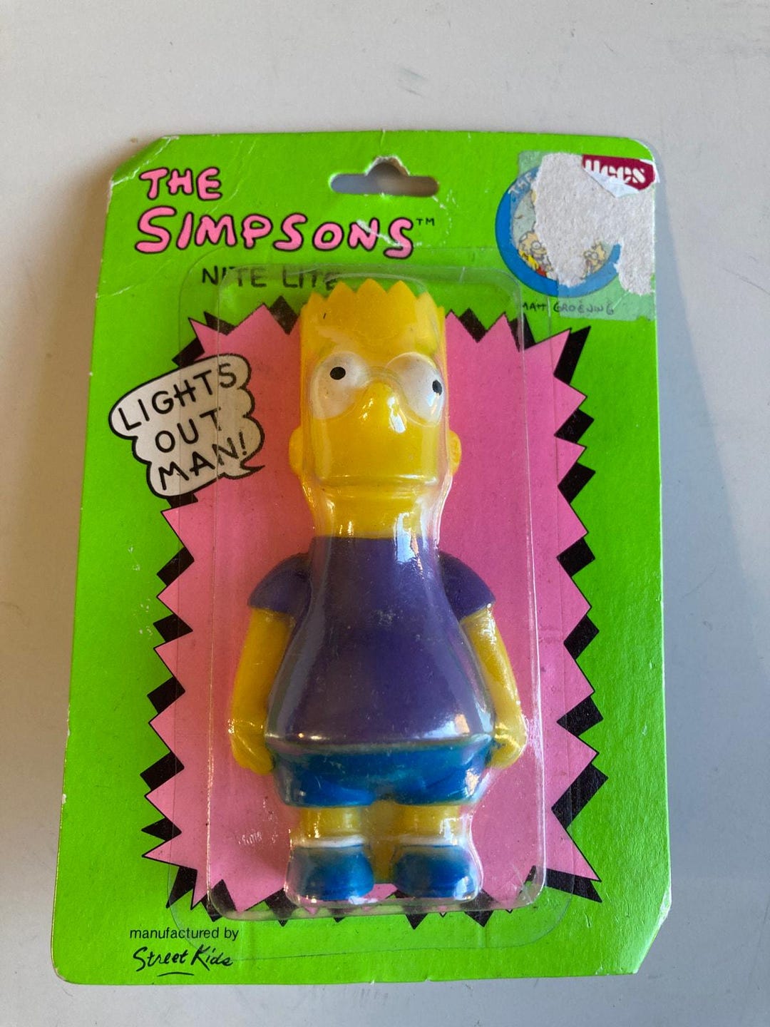 Bart Simpsons - the Simpsons Nite Lite 1990 *NEW* WORKS! Night Light - Etsy