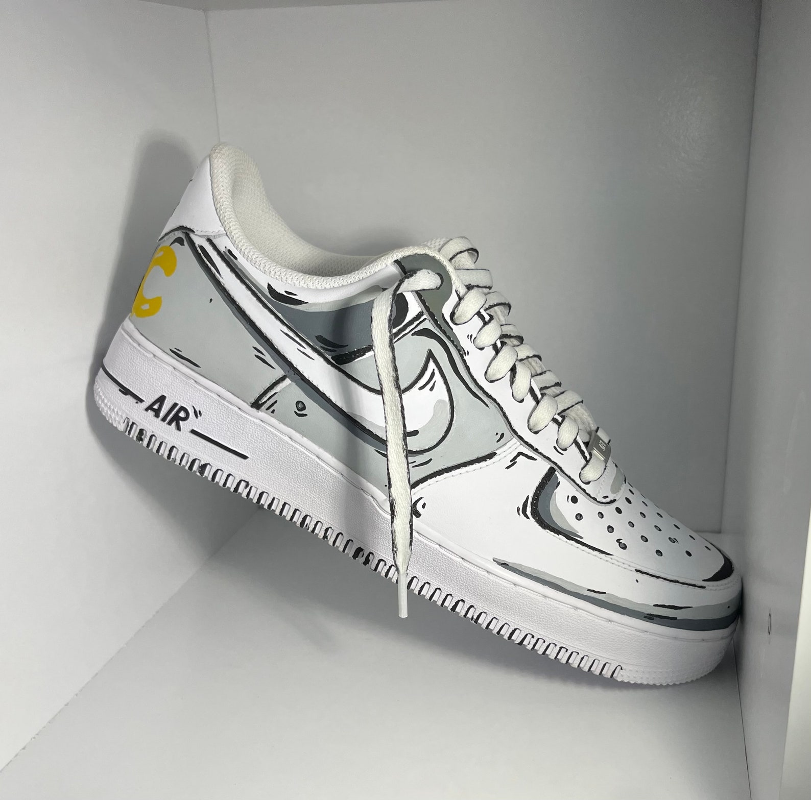 Hand-painted “comic Book Kickz” Nike Air Force 1 | Custom Graphic ...