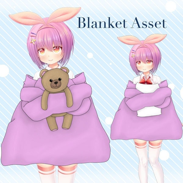Vtuber Assets Blanket - Etsy