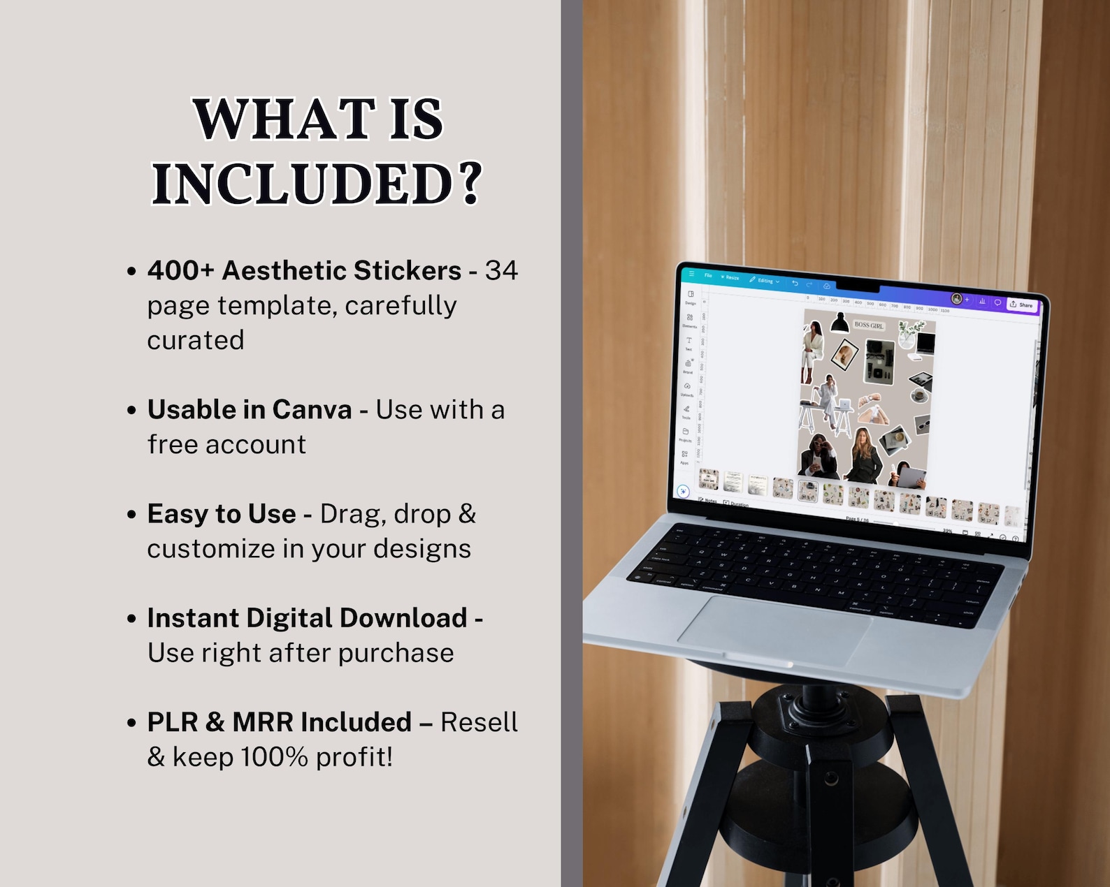 Instagram Carousel Stickers 400 Aesthetic Cozy Viral Digital Marketing ...