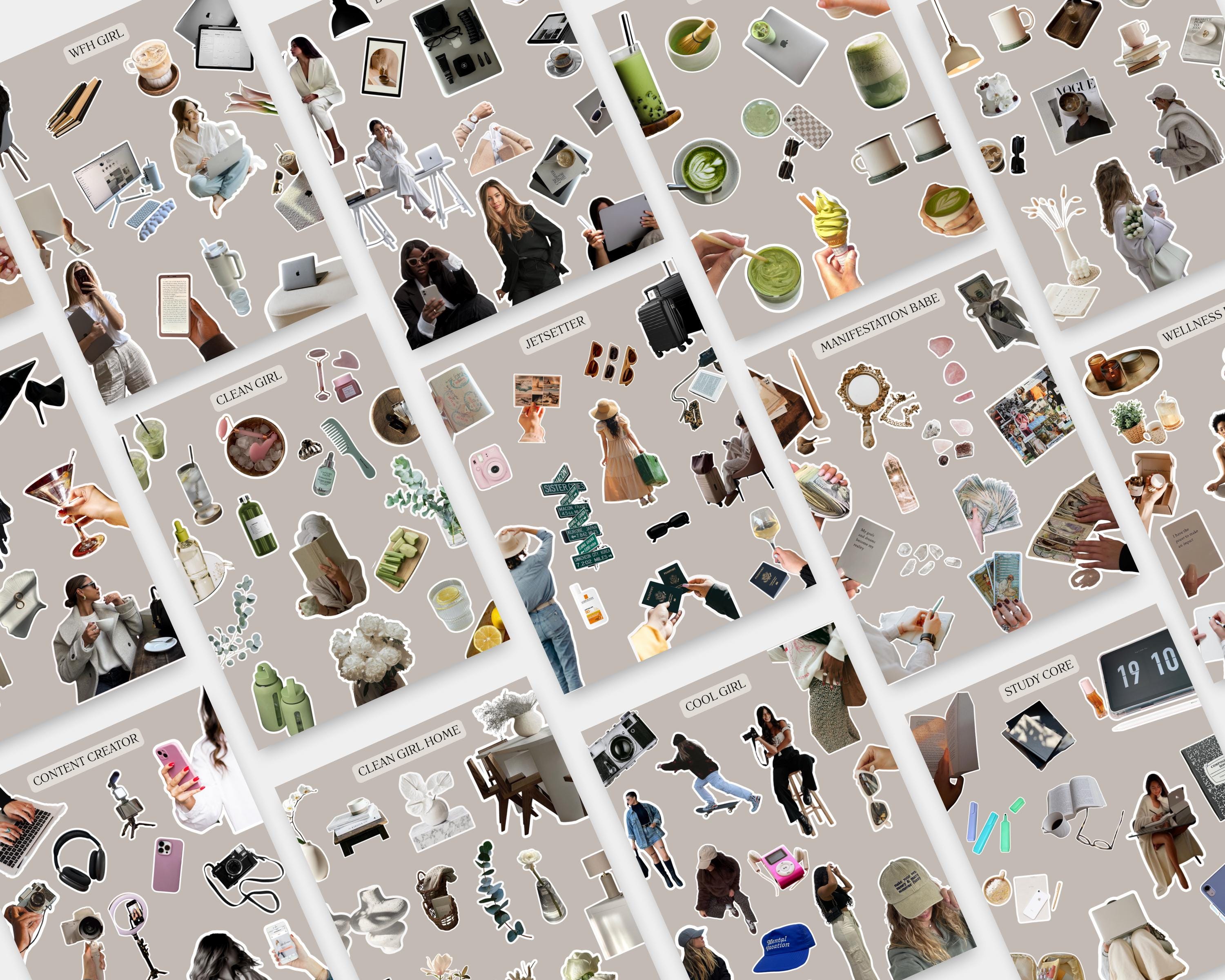 Instagram Carousel Stickers 400 Aesthetic Cozy Viral Digital Marketing ...