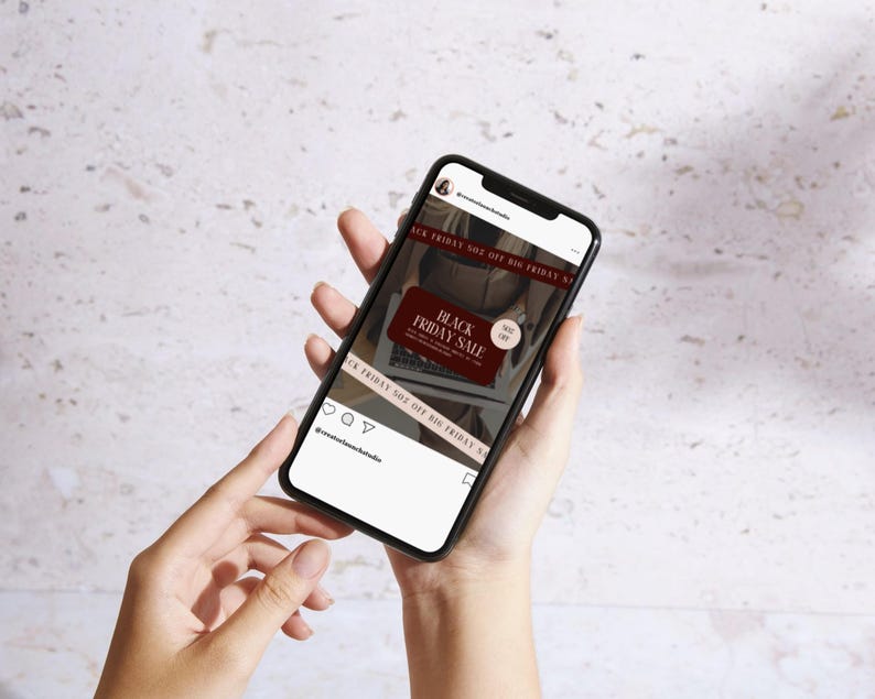 Cherry Coded Influencer Instagram Canva Templates Red Aesthetic ...