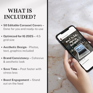50 Viral Aesthetic Instagram Carousel Covers for Digital Creators ...