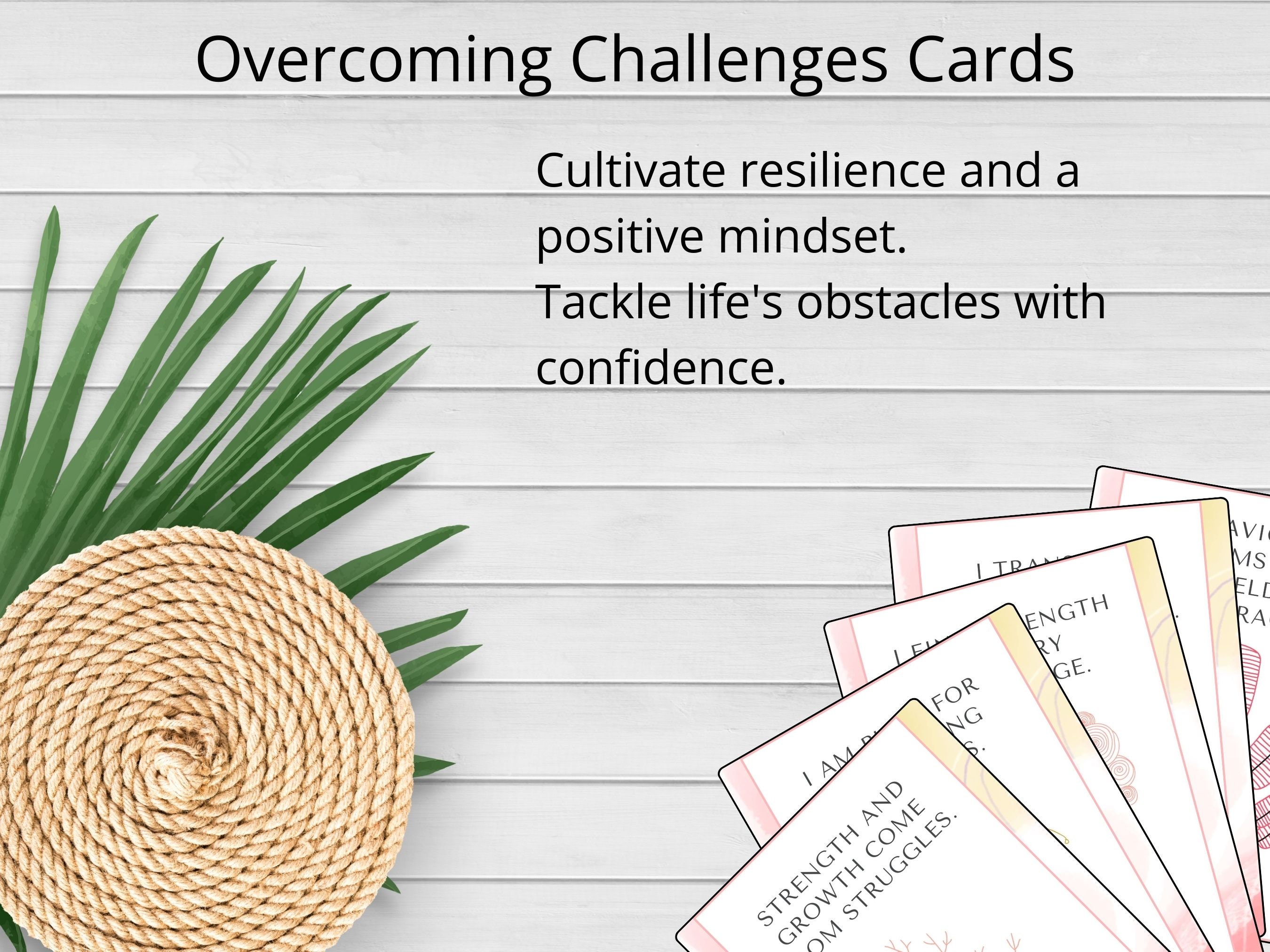 Empowerment Affirmation Cards - A 6 Page PDF Plus 50 JPG 8.5' X 11 ...