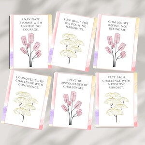 Empowerment Affirmation Cards - A 6 Page PDF Plus 50 JPG 8.5' X 11 ...