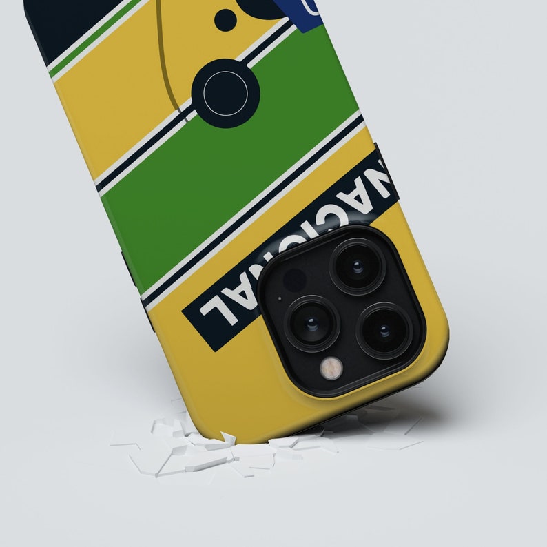 Ayrton Senna F1 Mclaren 1988 MP4/4 Helmet Phone Case for iPhone for ...