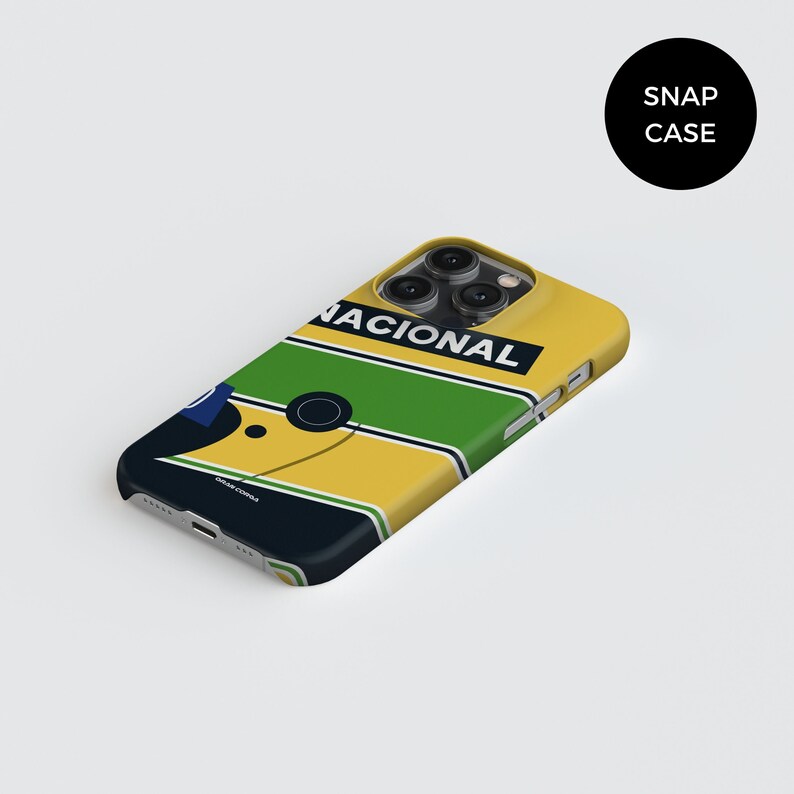 Ayrton Senna F1 Mclaren 1988 MP4/4 Helmet Phone Case for iPhone for ...