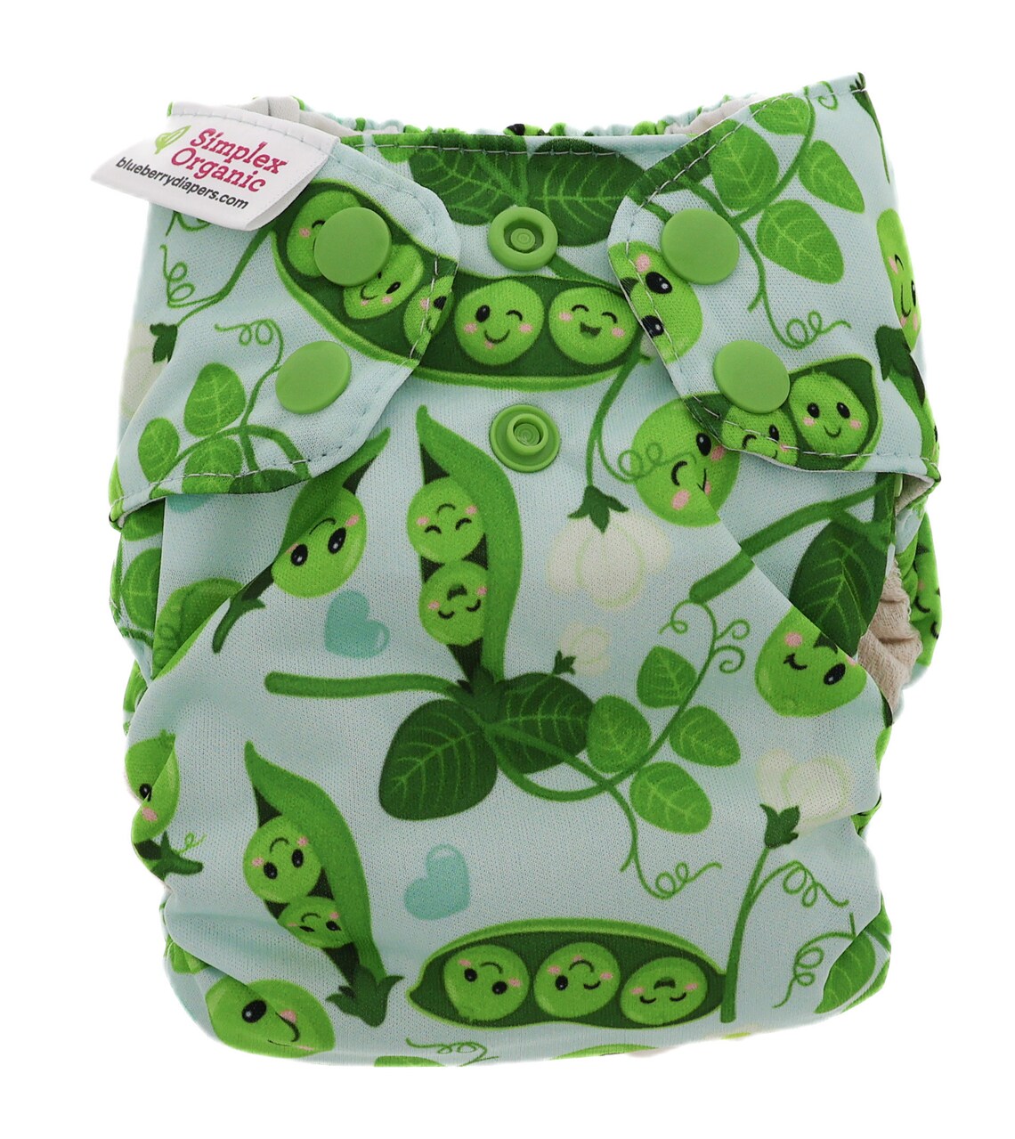 Organic Newborn AIO Diaper-sweet Pea - Etsy