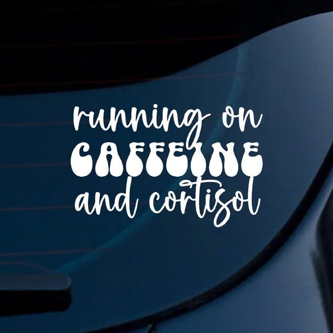 Caffeine Decal, Iced Coffee Car Decal, Coffee Addict Vinyl, Caffeine ...