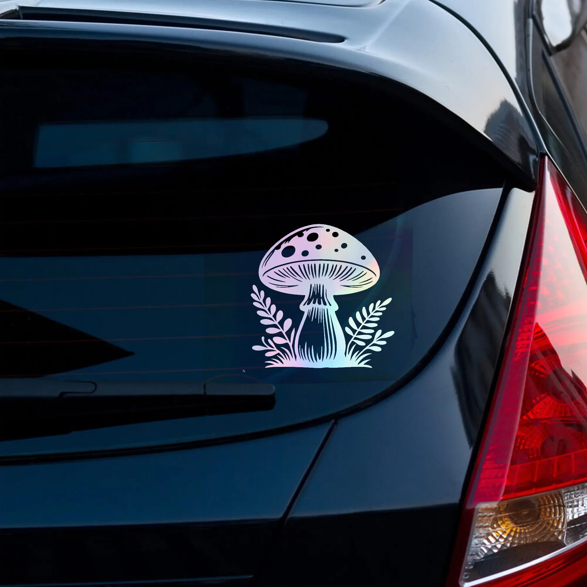 Mushroom Sticker for Car Decal for Window, Mushroom Decal, Mystic ...
