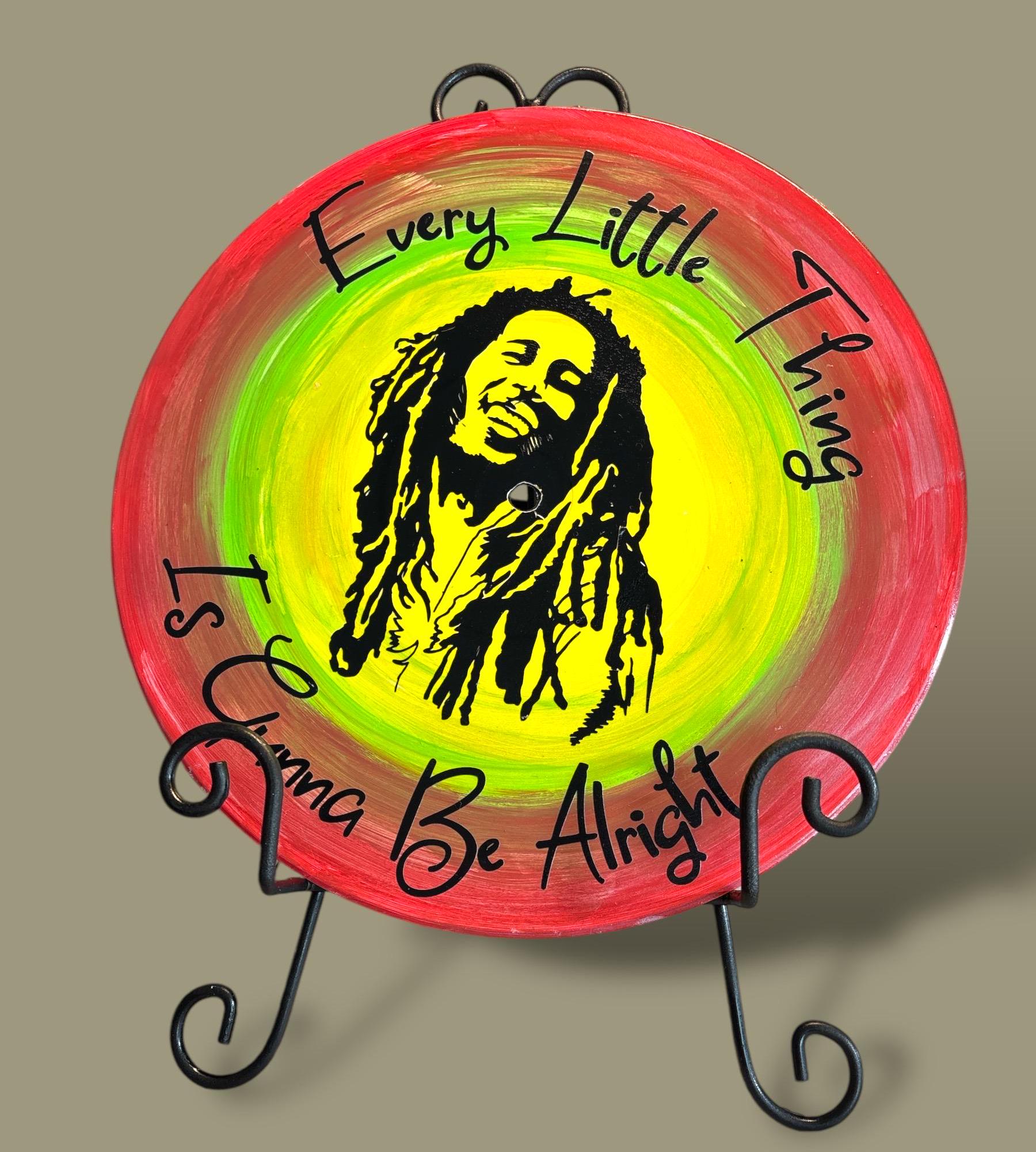 Bob Marley. Vintage Vinyl Record Art. - Etsy