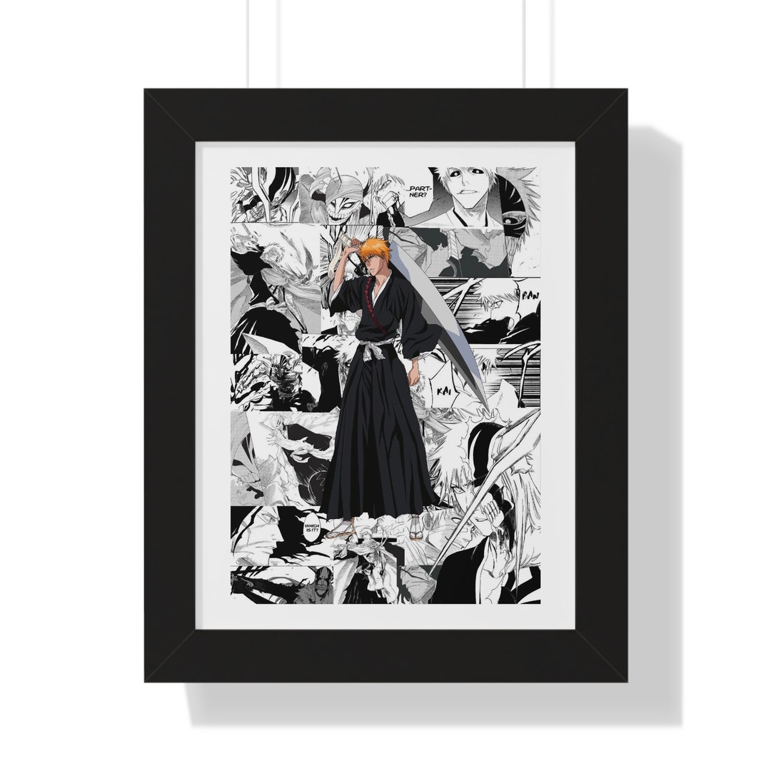 Ichigo Anime/manga Poster Frame Bleach - Etsy