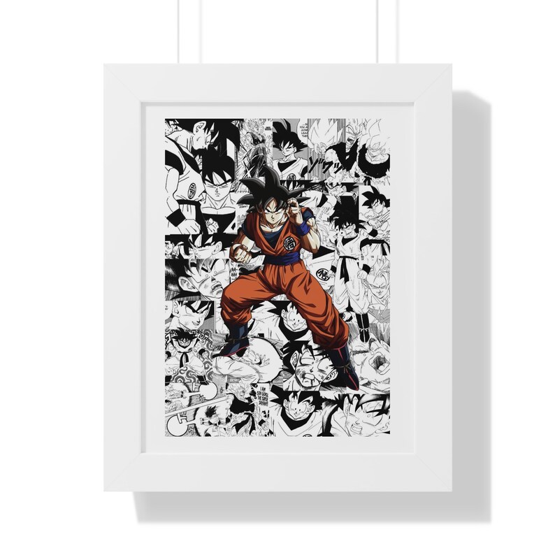 Goku Anime/manga Poster Frame Dragon Ball Z - Etsy