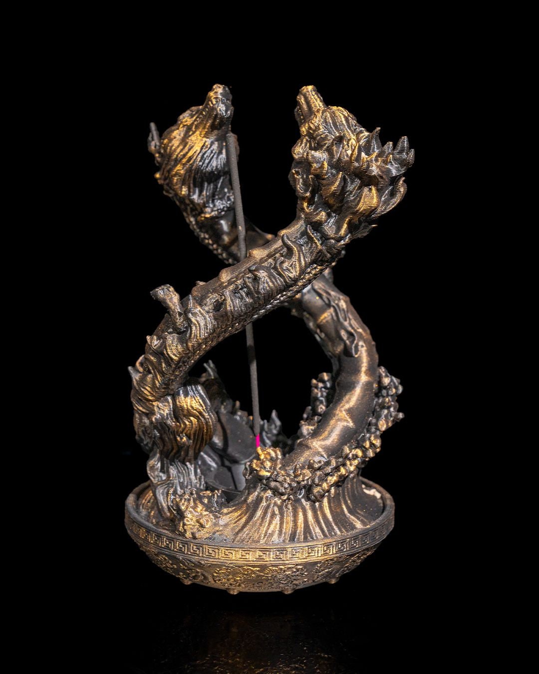 3D Printed Dancing Dragons Incense Holder – Mystical Fantasy Decor for ...