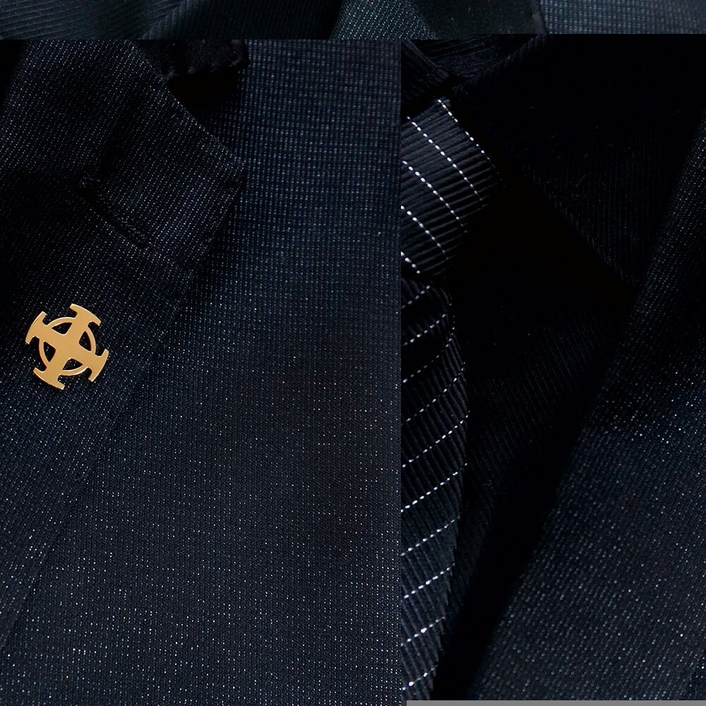 Personalized Men Brooch Lapel Pin Wedding Accessories Gift for Groom ...