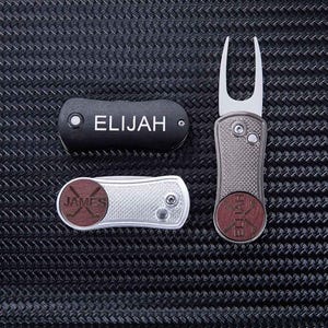 Personalized Engraved Golf Marker Divot Tool | Name Divot Market Tool ...