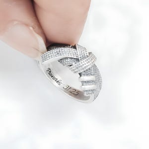 Personalized Martial Art Belt Ring Sterling Silver 925 | Black Belt ...