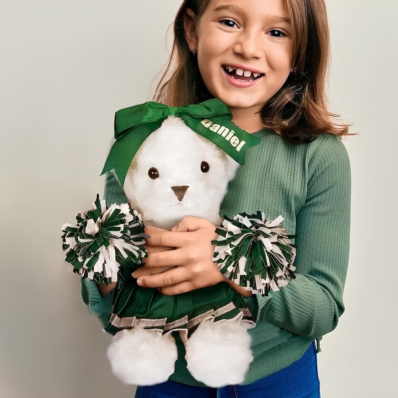 Personalized Cheerleading Bear Plush Name | All-star Cheerleading Bears ...