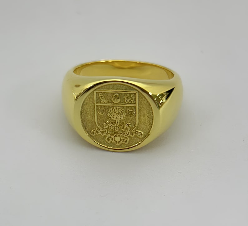 Personalized Family Crest Signet Ring | Customized Wax Seal Family ...