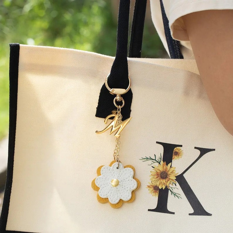 Personalized Daisy Hat Clip With Initial Charm | Magnetic Hat Clip ...