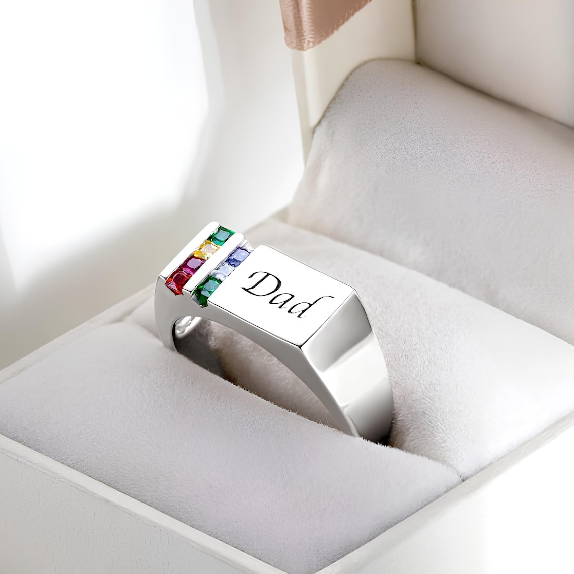 Father S Ring With Birthstones