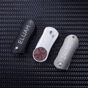 Personalized Engraved Golf Marker Divot Tool | Name Divot Market Tool ...