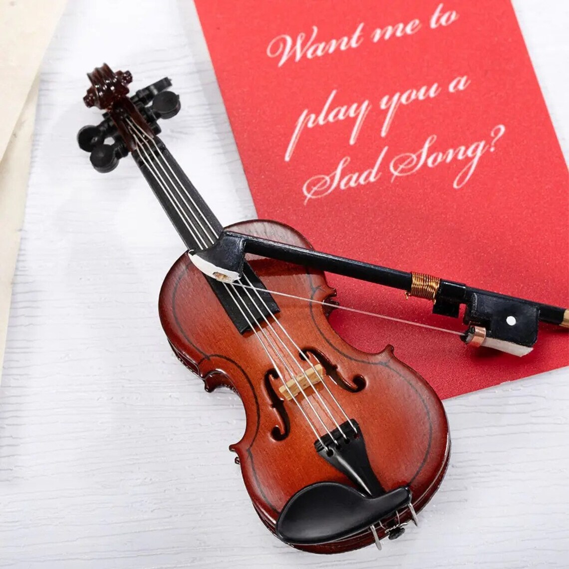 Personalized Tiny Violin Engraved Name That Plays Music | Smallest Tiny ...