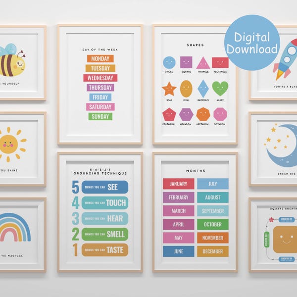 Kids Room Poster - Etsy