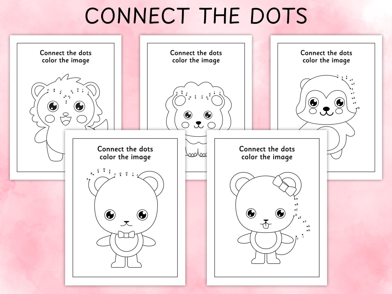 Printable Activity Worksheets, Fun Activity Book, Learn How to Draw ...