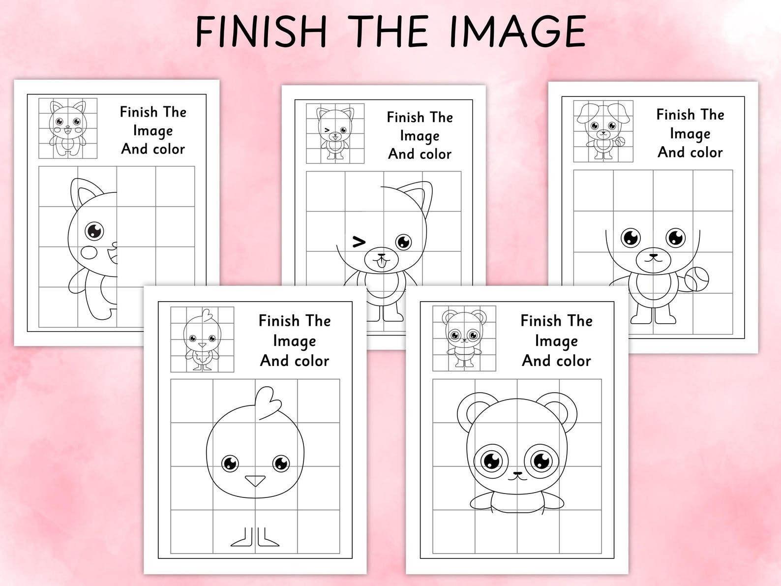 Printable Activity Worksheets, Fun Activity Book, Learn How to Draw ...