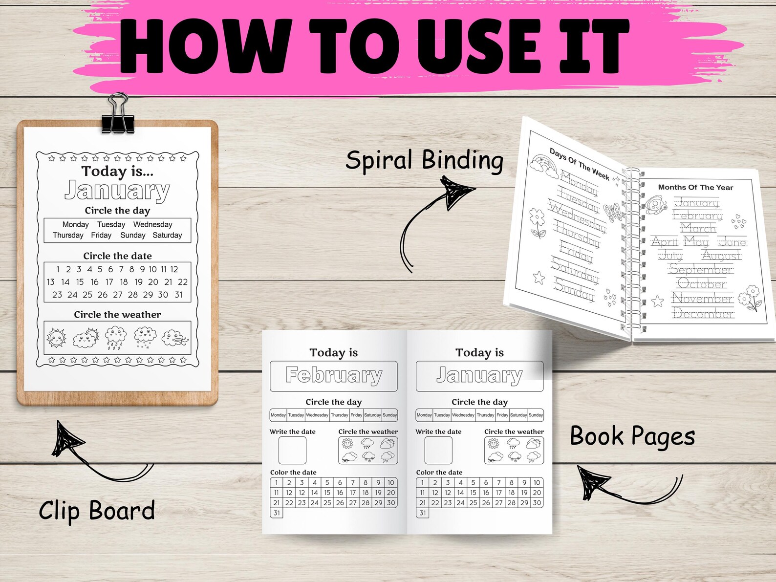 Months of the Year Worksheet,preschool, Kids Coloring and Activity ...