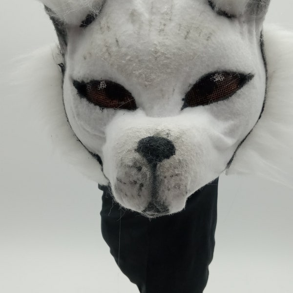 Arctic Fox Therian Mask - Etsy