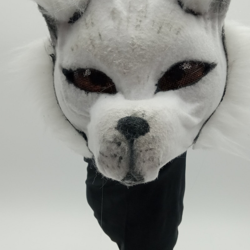 Arctic Fox Therian Mask - Etsy