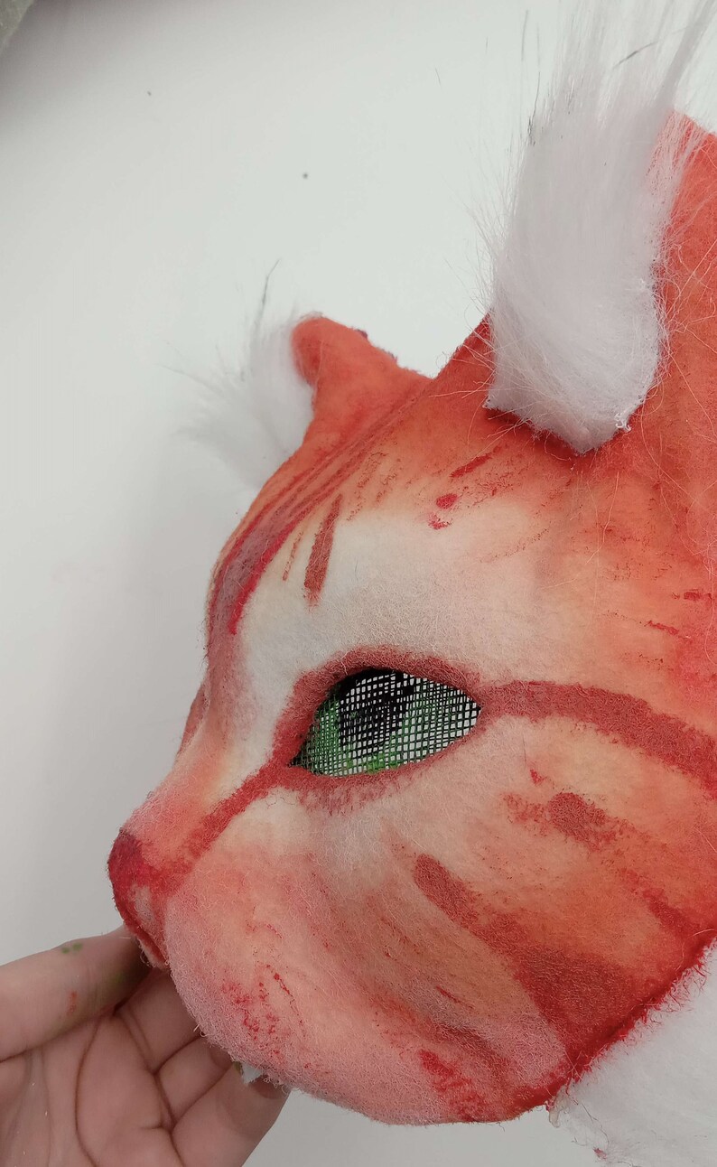 Orange Tabby Therian Mask - Etsy