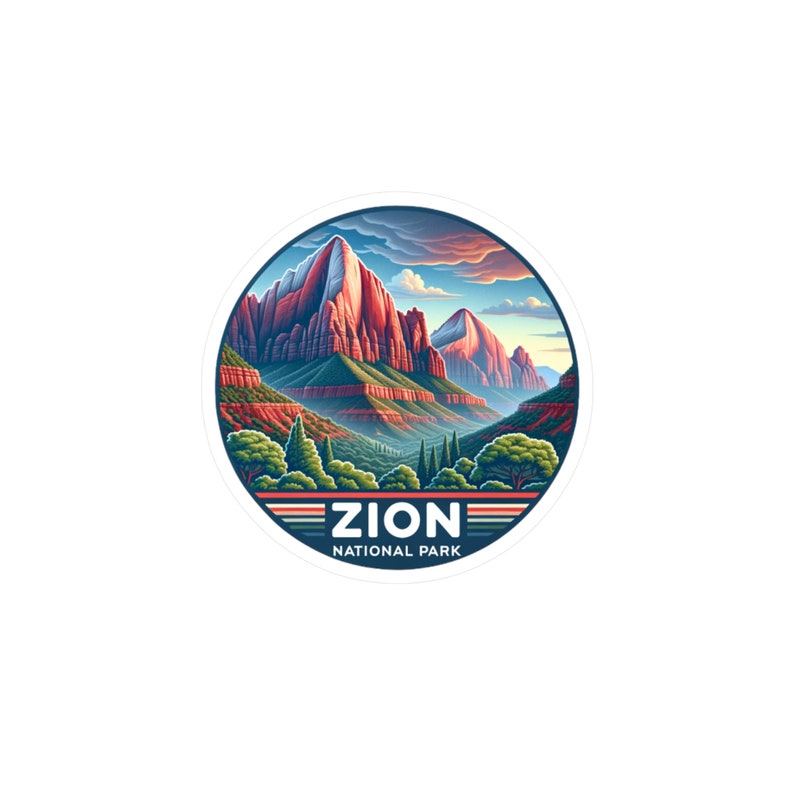 Zion National Park Vinyl Decal - Etsy
