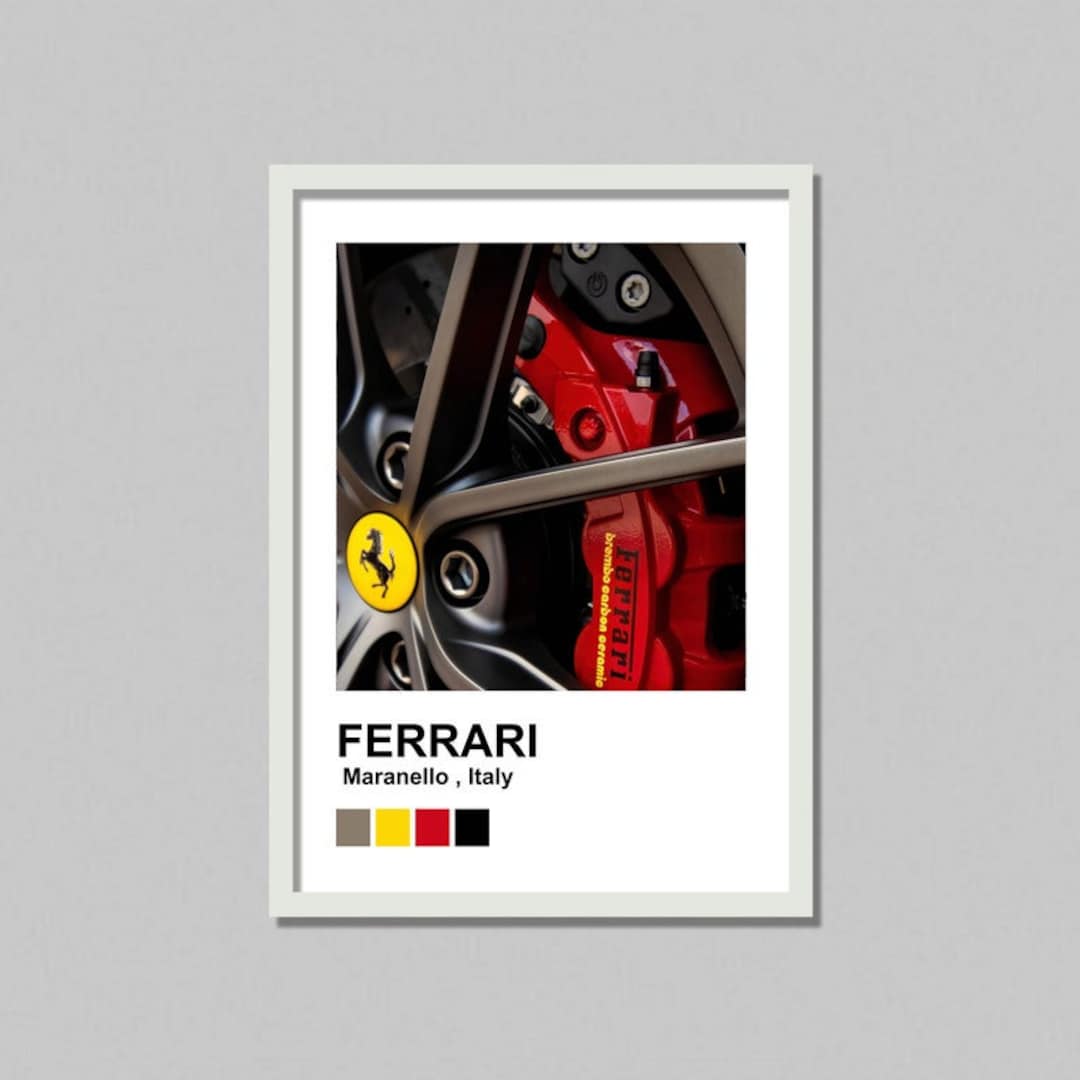 Super Car Digital Poster , Printable Super Car Poster , Download Super ...