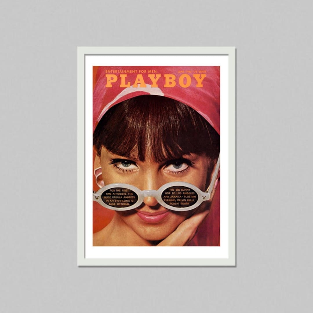 Playboy Wall Art , Playboy Poster , Playboy Print , Fashion Magazine ...