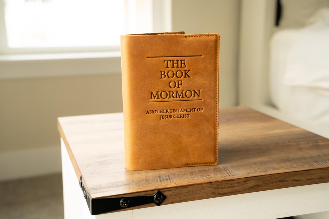 Leather Book of Mormon - Hard Cover - Etsy