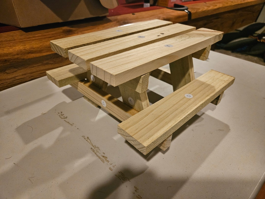 Build Your Own Squirrel Picnic Table Feeder Kit - Etsy