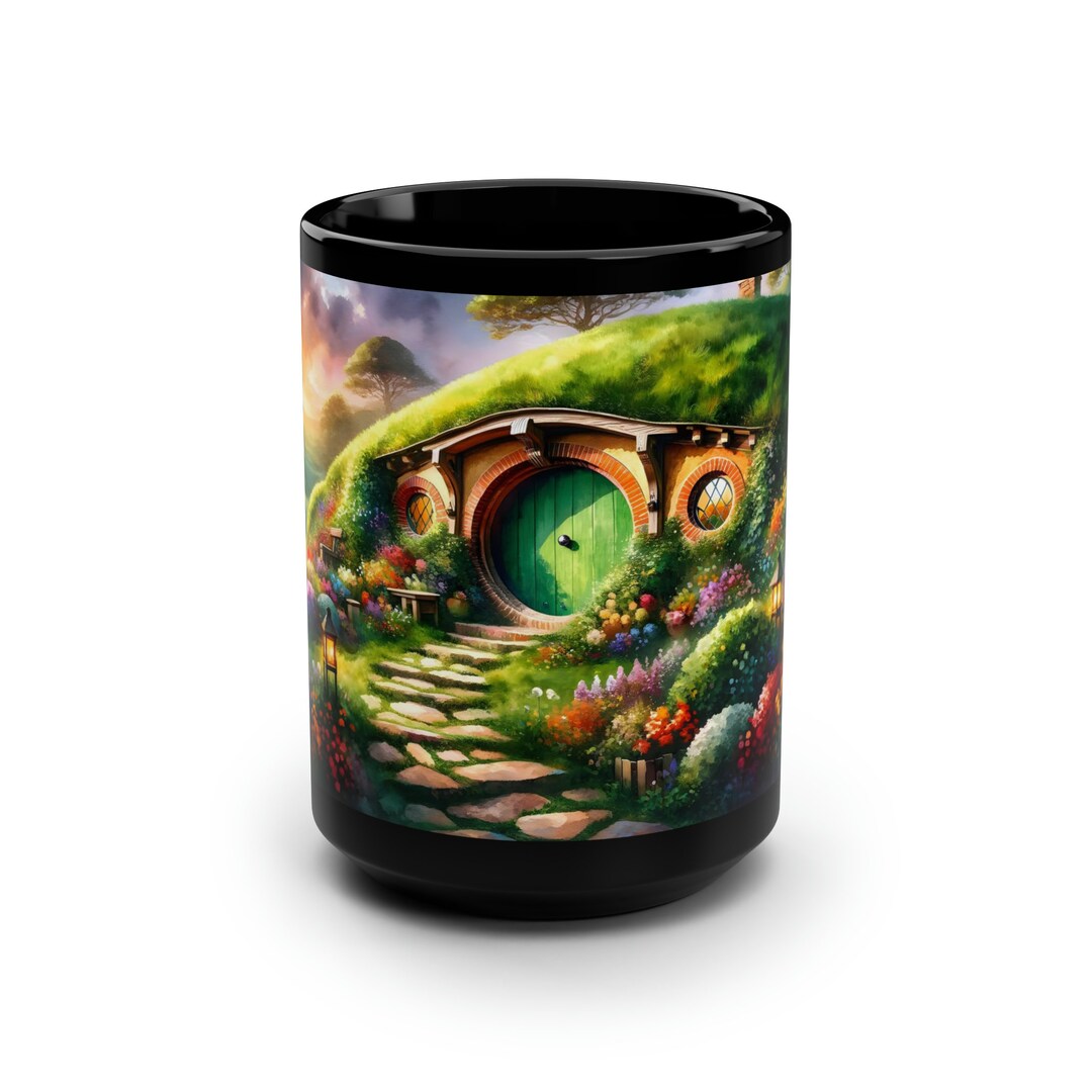 Cozy Hobbit House Mug, Lord of the Rings Mug, LOTR Mug, Fantasy Mug ...
